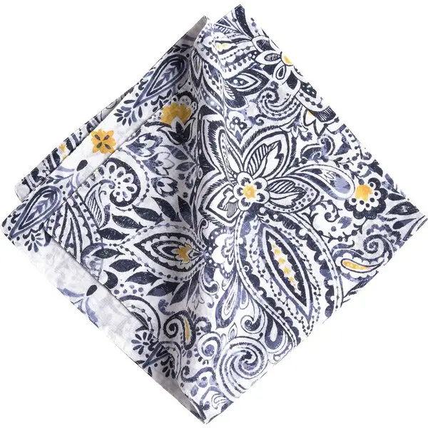 C&F HOME Serena Cotton Napkin Set Of 6 - Blue
