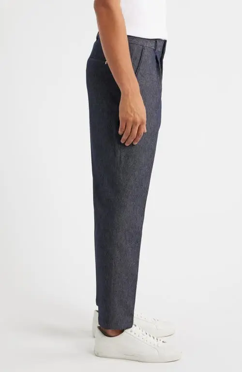 BOSS Perin Pleated Cotton & Virgin Wool Pants