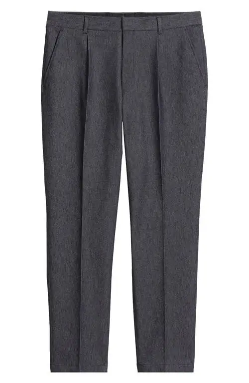 BOSS Perin Pleated Cotton & Virgin Wool Pants