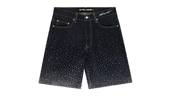SP5DER Star Dust Denim Short - Indigo