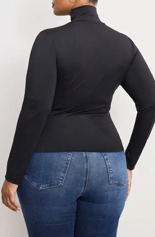 Good American Weightless Turtleneck Top