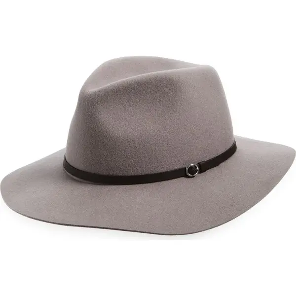 Rag & Bone Audrey Wool Felt Fedora - Taupe