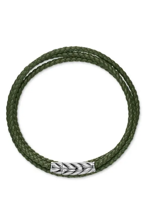 David Yurman Chevron Triple Wrap Bracelet