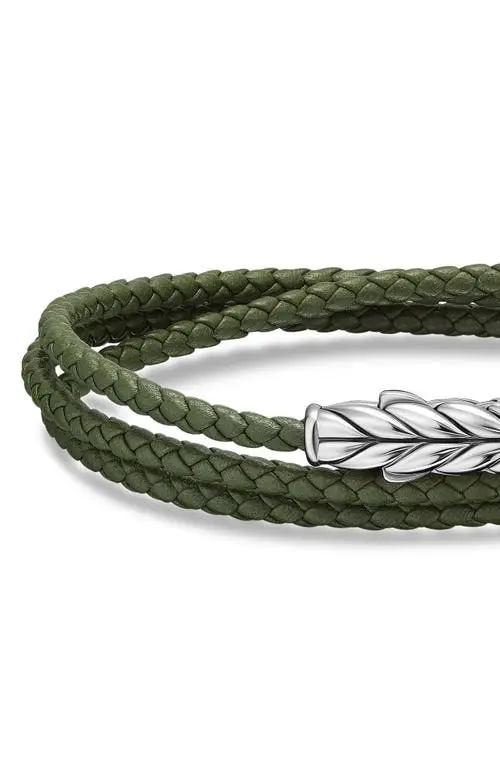 David Yurman Chevron Triple Wrap Bracelet