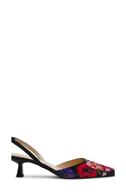 Betsey Johnson Opal Rhinestone Slingback Pumps