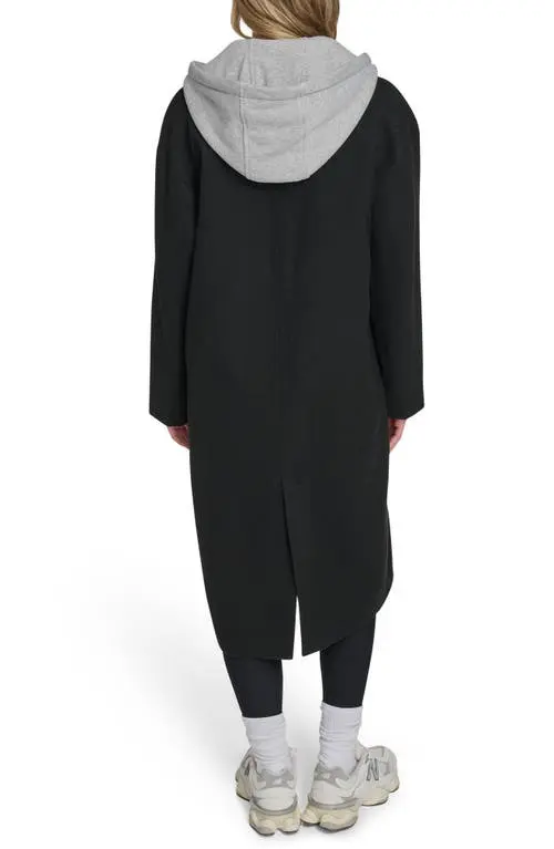 Champion Topcoat With Removable Hooded Bib - Black