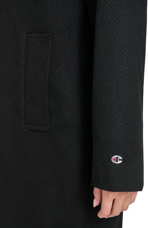 Champion Topcoat With Removable Hooded Bib - Black