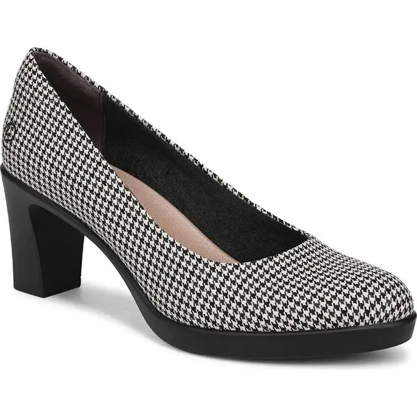 LIFESTRIDE Elevate Platform Pumps - Black/bone