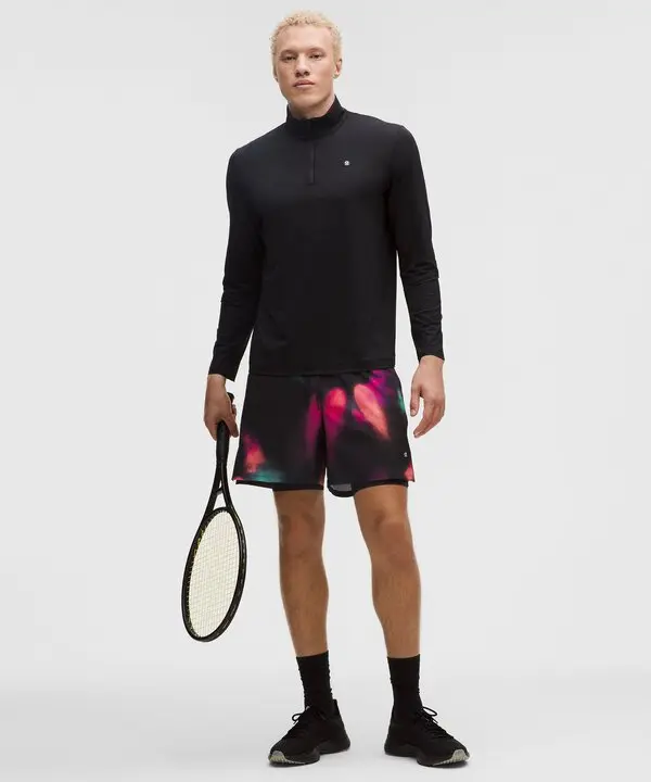 Lululemon Ventilated Tennis Short - Night Burst Black Multi