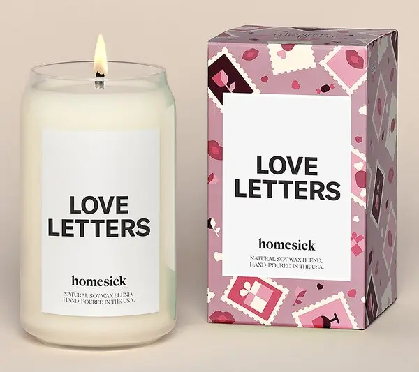 HOMESICK Love Letters Candle - One-color