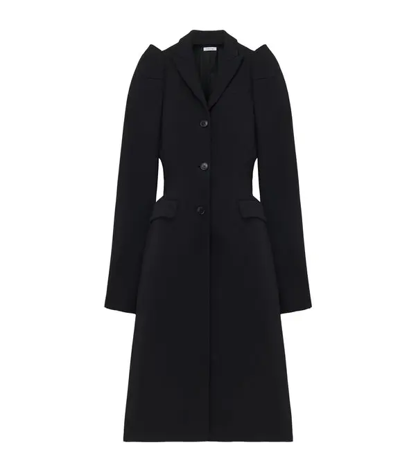 Alexander McQueen Wool-blend Tailored Coat