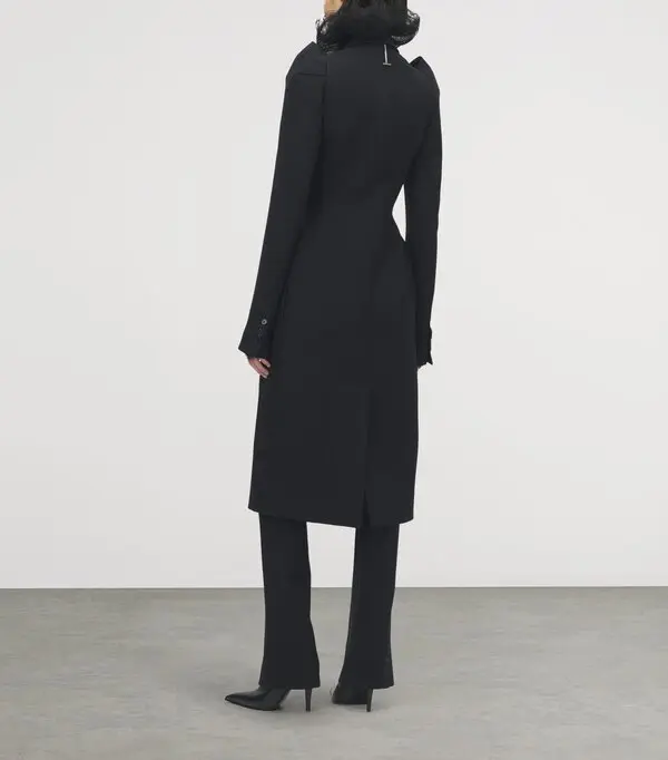 Alexander McQueen Wool-blend Tailored Coat