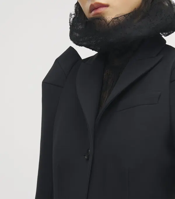 Alexander McQueen Wool-blend Tailored Coat