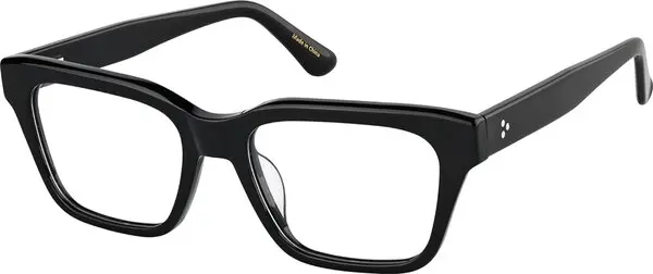 Zenni Rectangle Full Rim Eyeglasses - Black