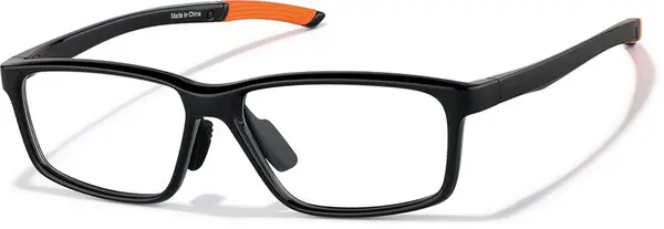 Zenni Rectangle Full Rim Eyeglasses - Black