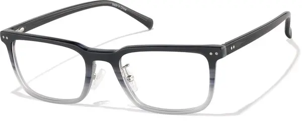 Zenni Rectangle Full Rim Eyeglasses - Gray