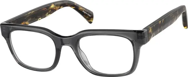 Zenni Rectangle Full-rim Eyeglasses - Gray