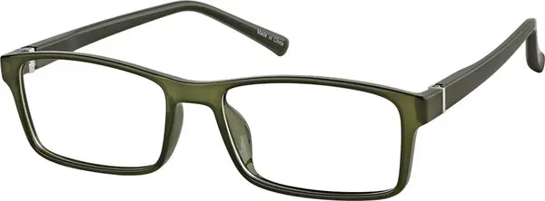 Zenni Rectangle Full-rim Eyeglasses - Green