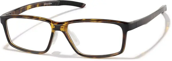 Zenni Rectangle Full Rim Eyeglasses - Tortoiseshell