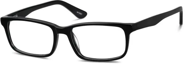 Zenni Classic Rectangle Full Rim Eyeglasses - Black