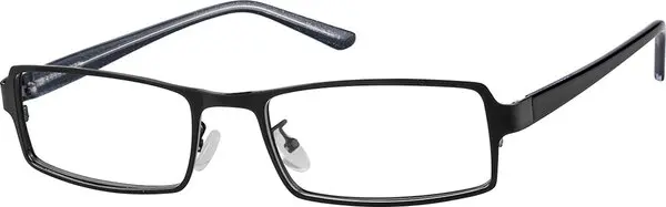 Zenni Rectangle Full Rim Eyeglasses - Black