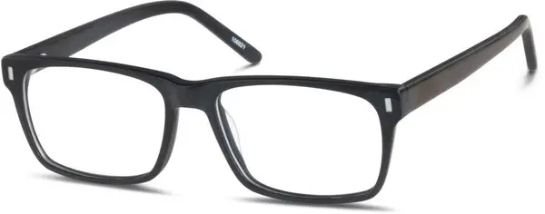 Zenni Classic Rectangle Full Rim Eyeglasses - Black