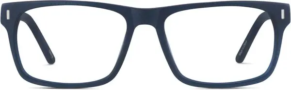 Zenni Rectangle Full Rim Eyeglasses - Blue
