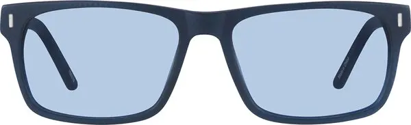 Zenni Rectangle Full Rim Eyeglasses - Blue