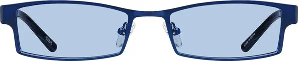 Zenni Rectangle Full Rim Eyeglasses - Blue