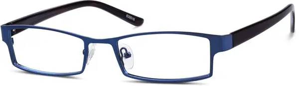 Zenni Classic Rectangle Full Rim Eyeglasses - Blue