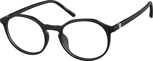 Zenni Punk Round Eyeglasses - Black