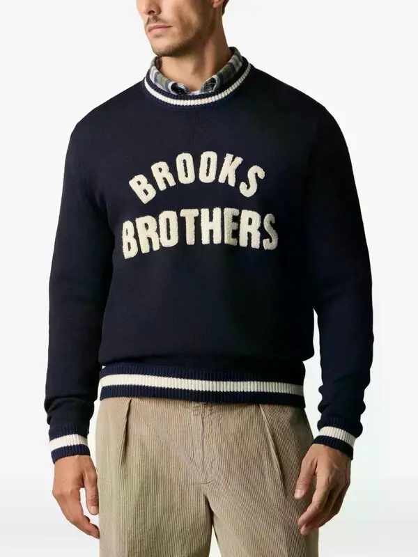 Brooks Brothers Terry Crewneck Sweater