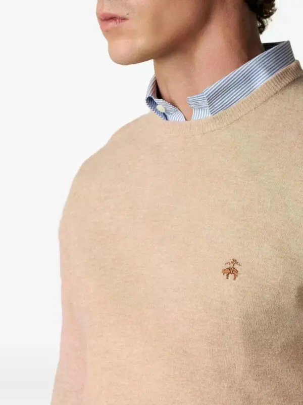 Brooks Brothers Lambswool Crew-neck Sweater