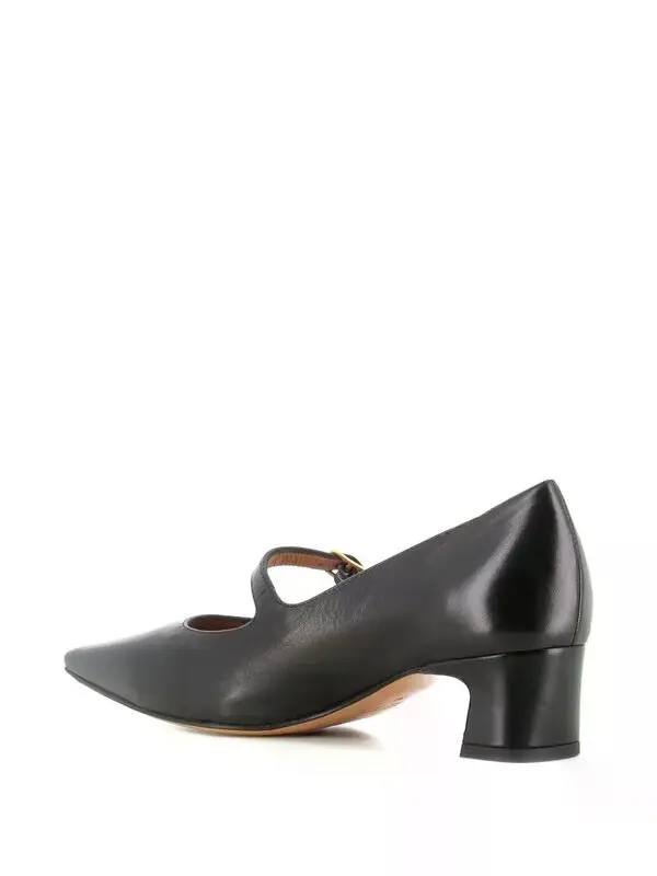 TASSINARI Buckle-strap Pointed-toe Pumps - Black