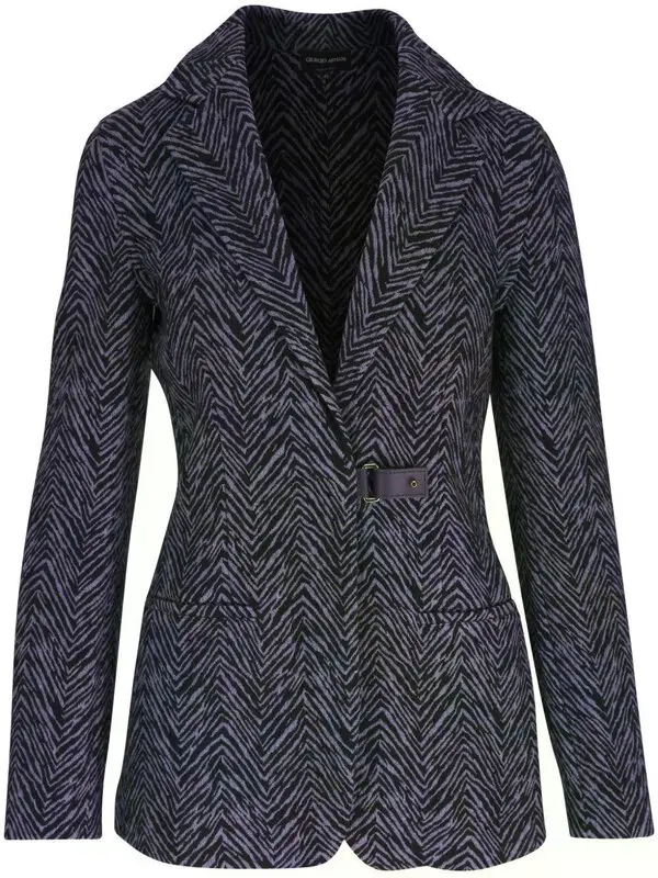Giorgio Armani Zebra-print Blazer