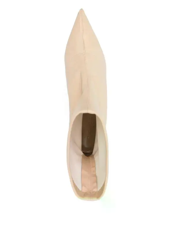 P.a.r.o.s.h Pointed-toe Sock Boots - Neutrals