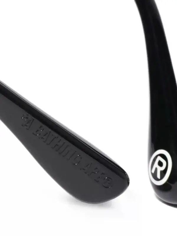 A BATHING APE Square-frame Sunglasses - Black