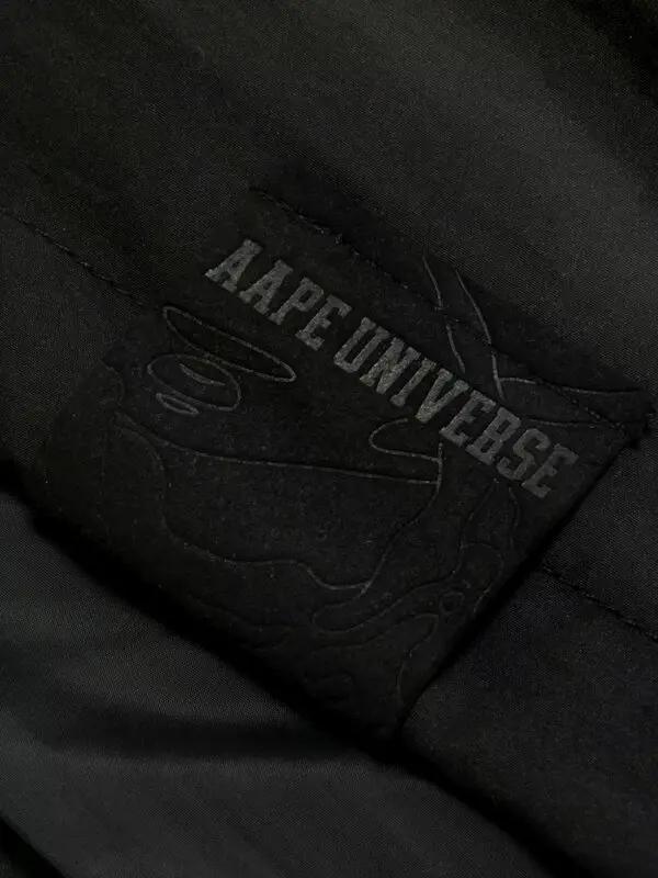 AAPE BY *A BATHING APE Camouflage-pattern Reversible Padded Jacket