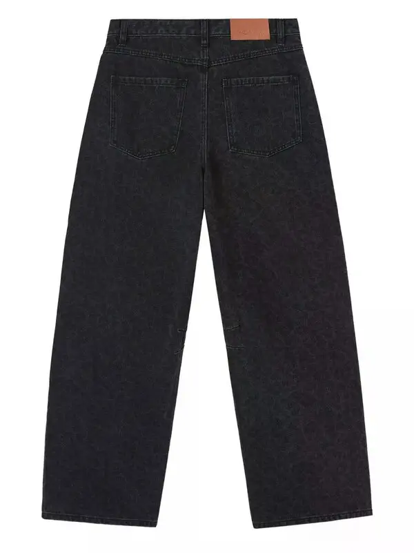 TOUT A COUP Leopard-print Jeans
