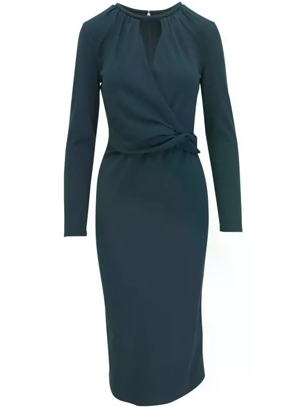 Giorgio Armani Draped Detailing Dress