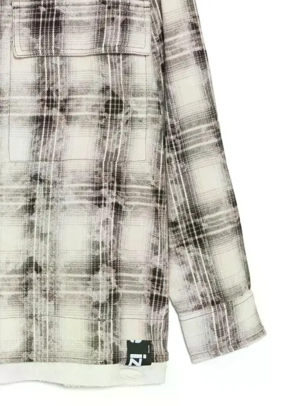 Izzue Logo-patched Shirt - Neutrals