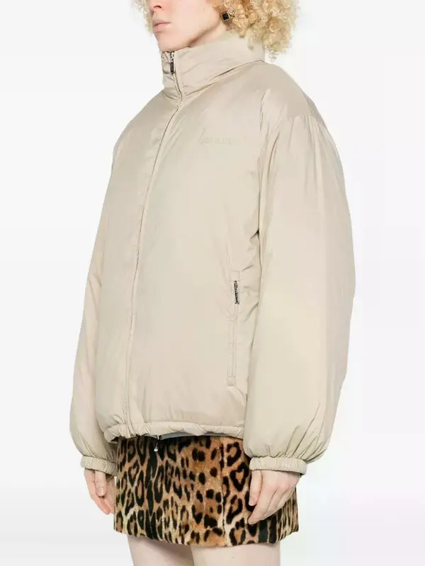 Miu Miu High-neck Reversible Puffer Jacket