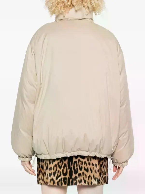 Miu Miu High-neck Reversible Puffer Jacket