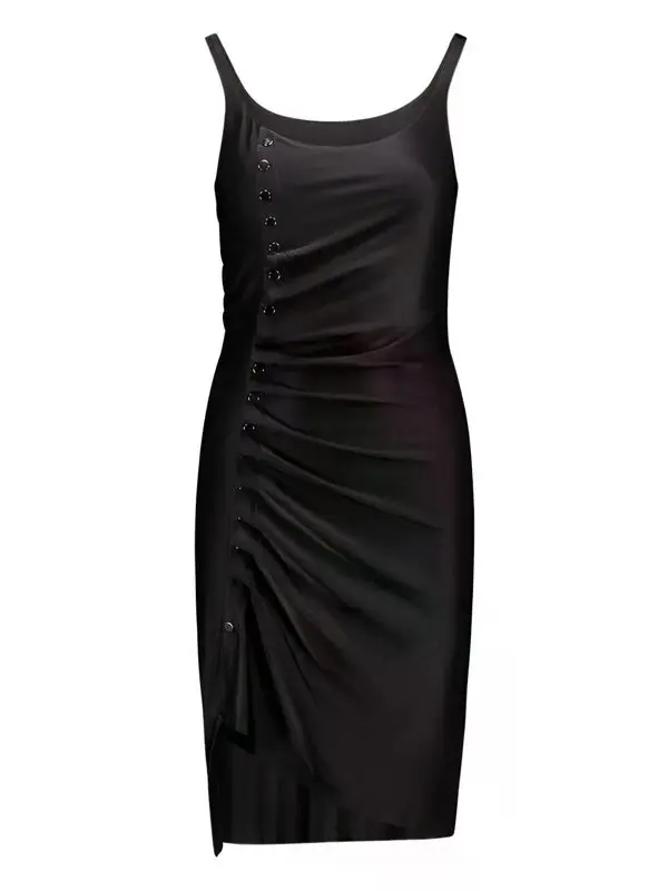 Rabanne Draped Detail Sleeveless Dress