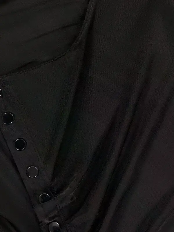 Rabanne Draped Detail Sleeveless Dress