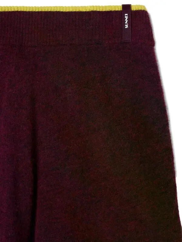 Sunnei Elastic-waistband Knit Trousers