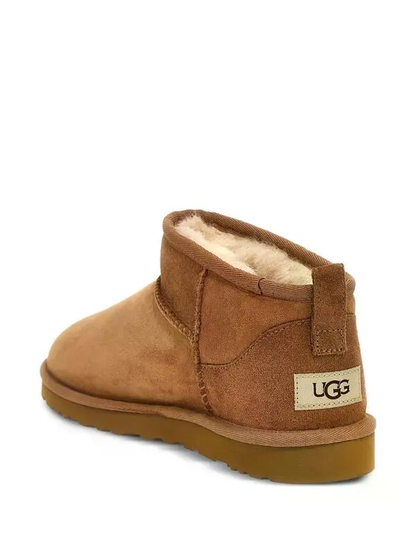 UGG Classic Ultra Mini Suede Ankle Boots - Neutrals