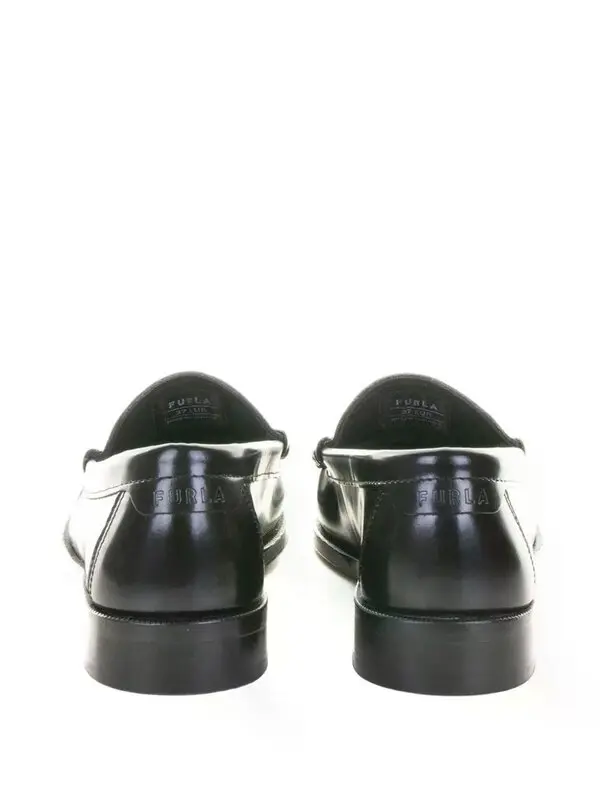 Furla Leather Penny-strap Loafers