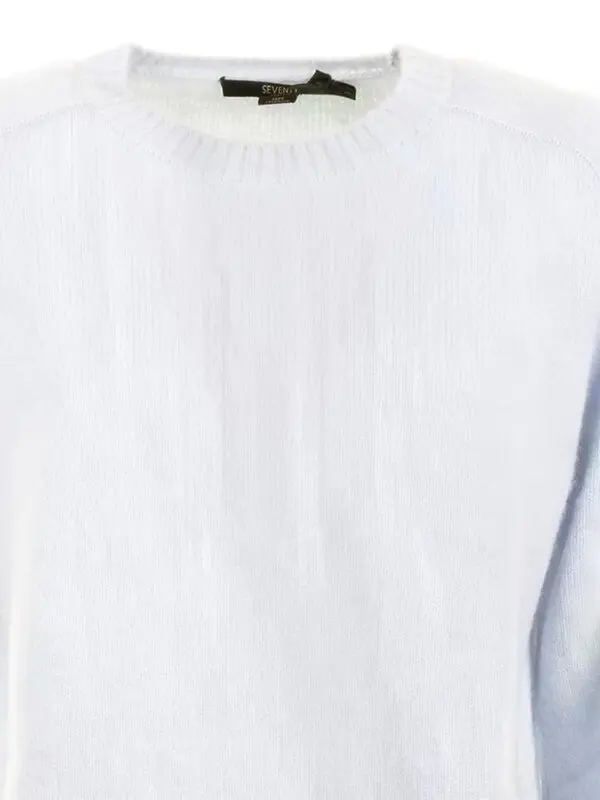 Seventy Crew-neck Ribbed-hem Sweater