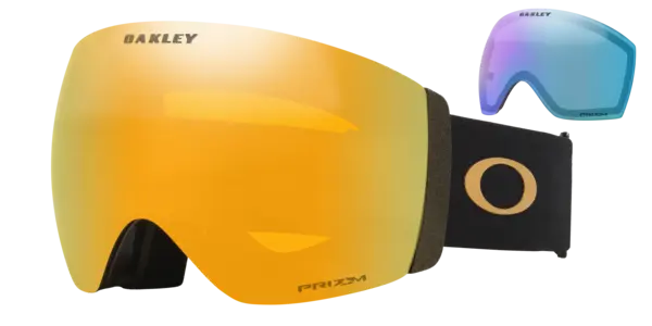 Oakley Flight Deck Pro L Snow 50th Anniversary Goggles - Gold,black